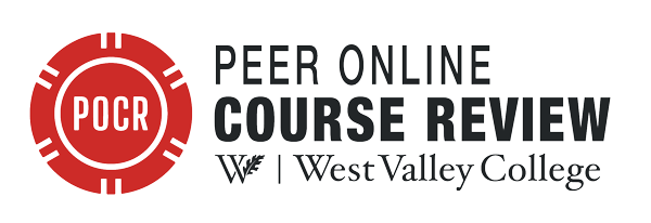 Peer Online Course Review | West Valley College Peer Online Course Review | West Valley College